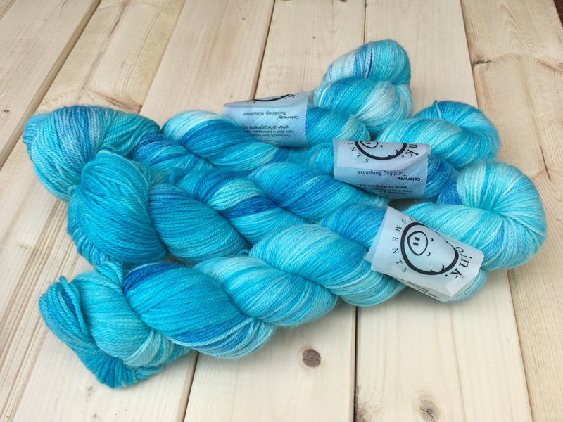 Tumbling Turquoise - Yarn – Oink Pigments