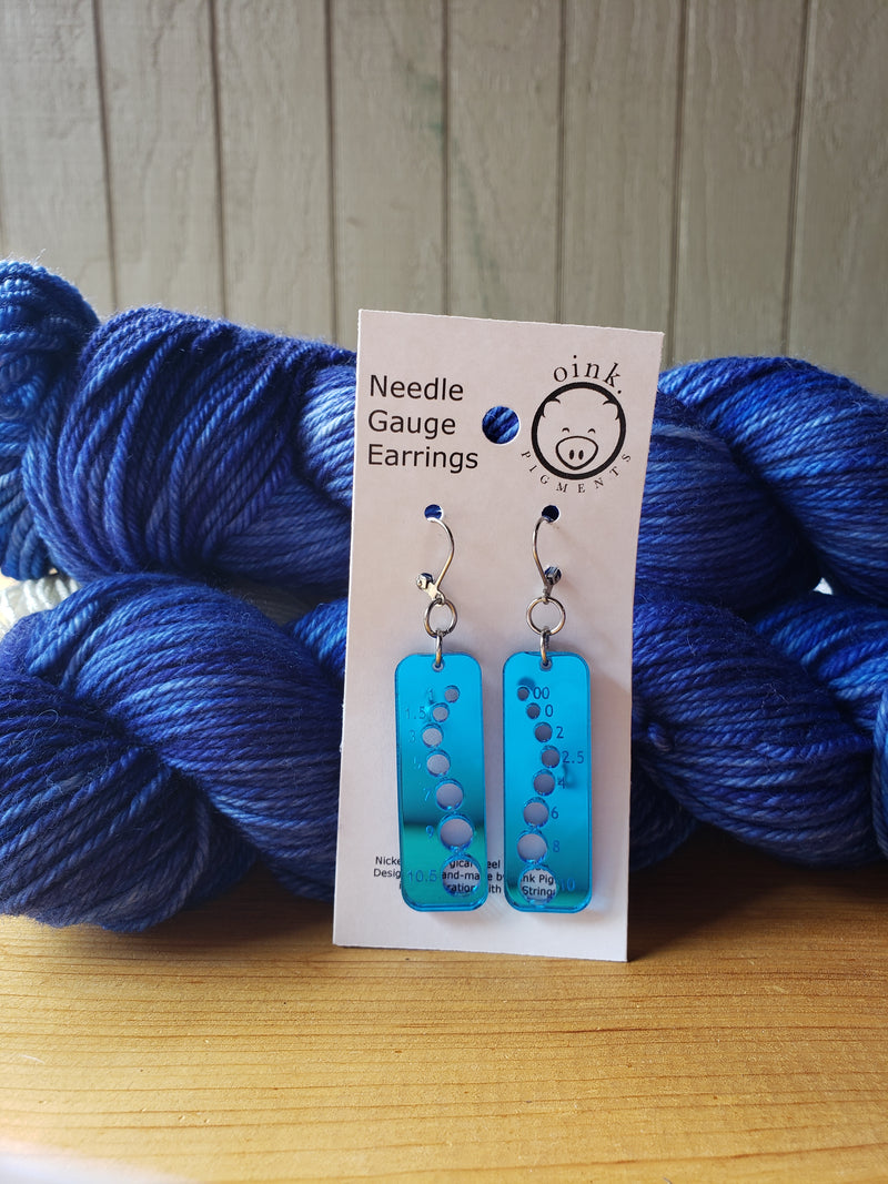 Needle Gauge Earrings – Oink Pigments