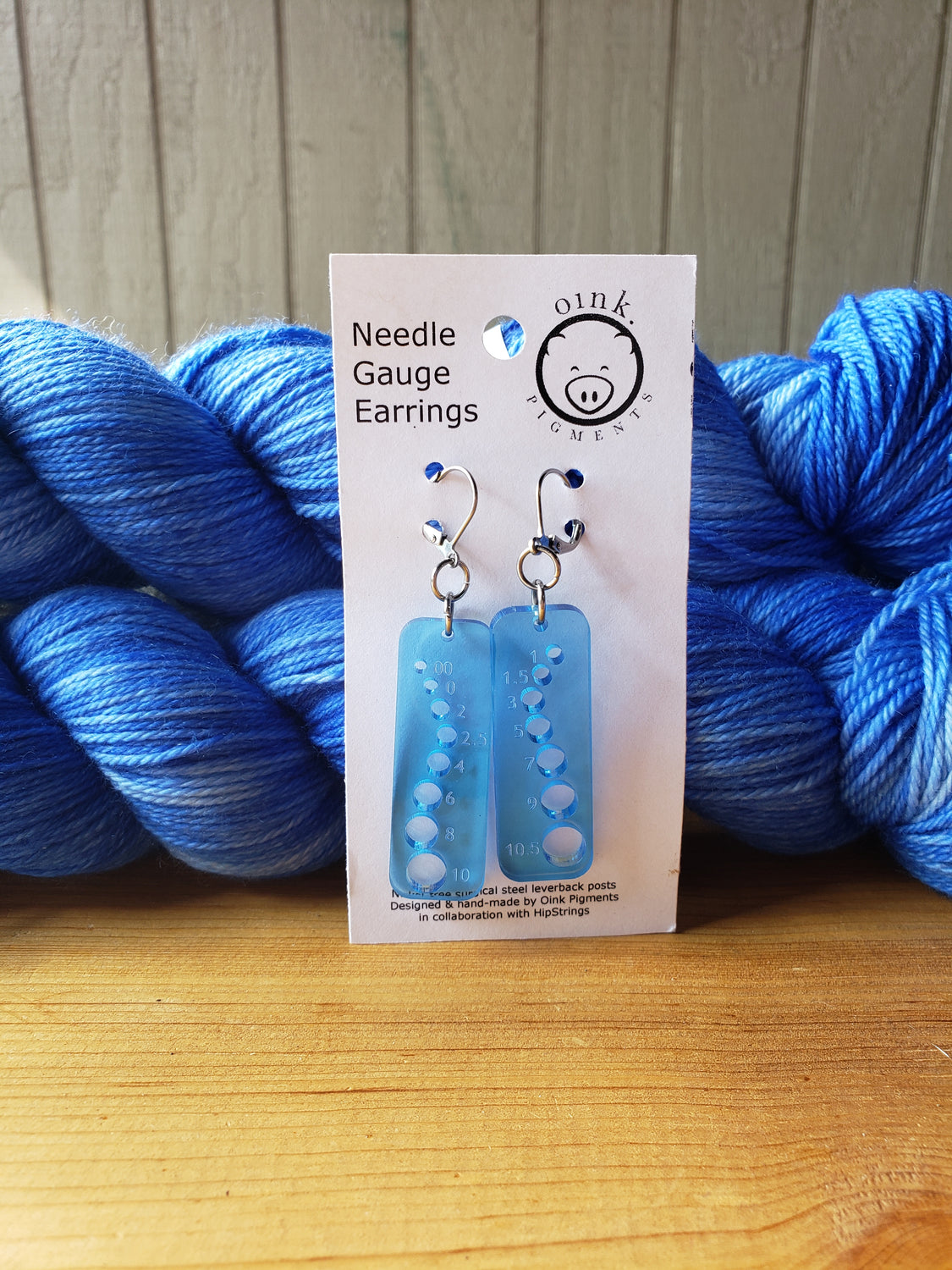Needle Gauge Earrings – Oink Pigments
