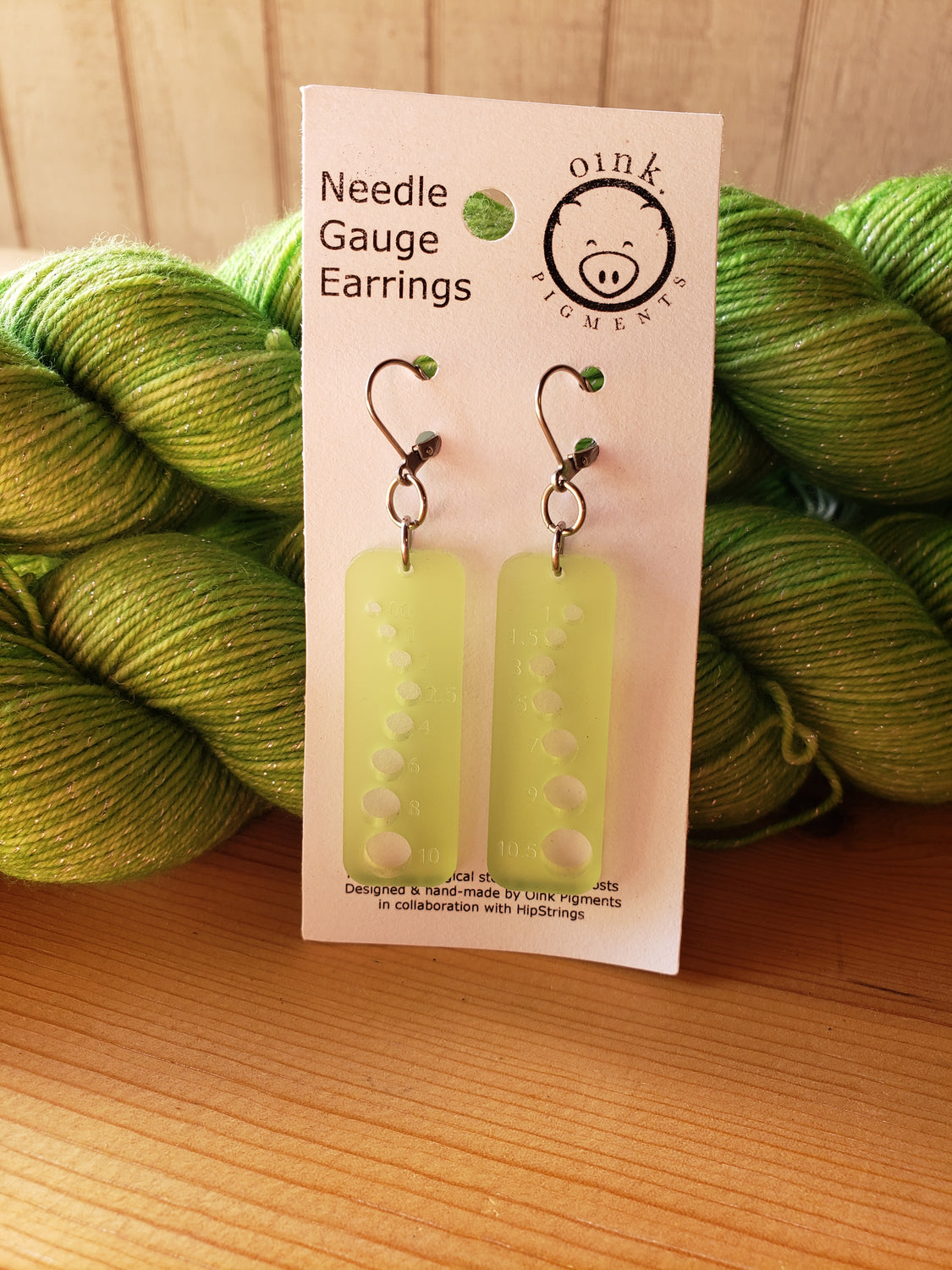 Needle Gauge Earrings – Oink Pigments