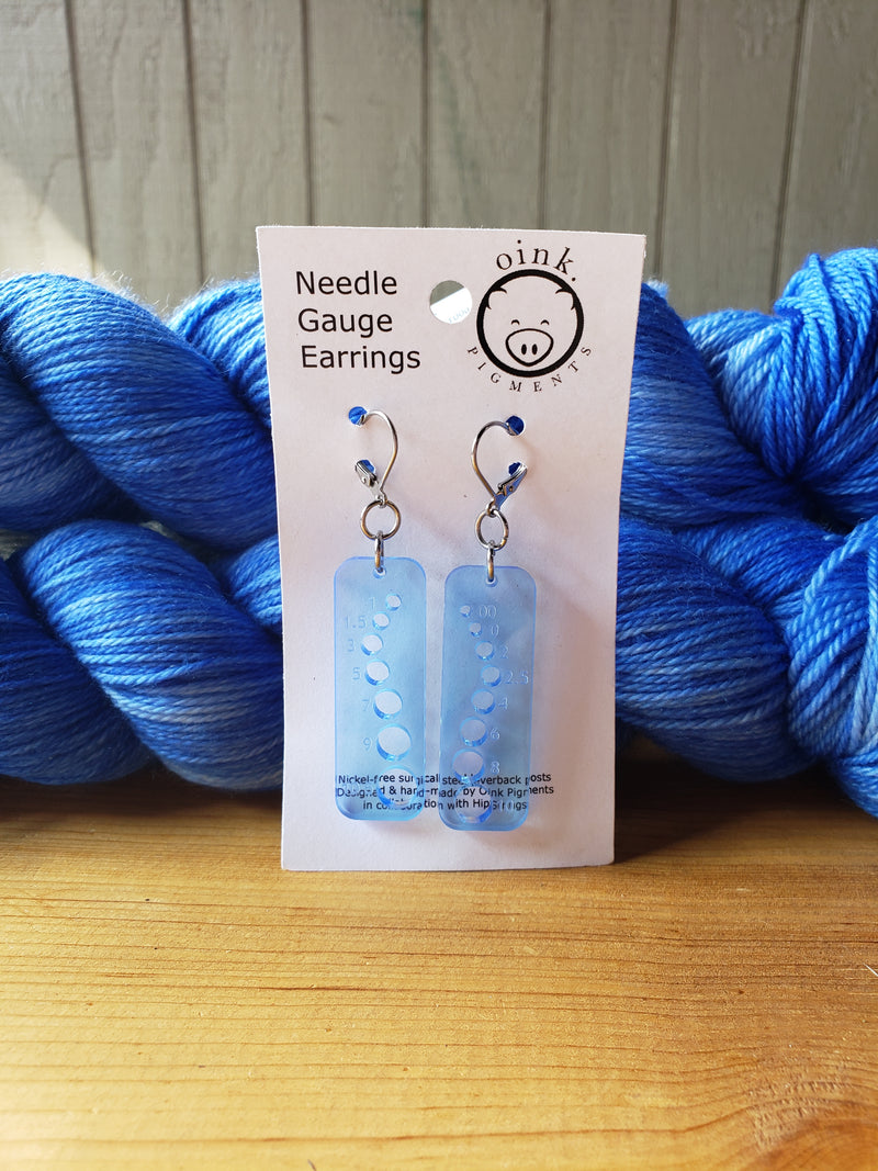 Needle Gauge Earrings – Oink Pigments